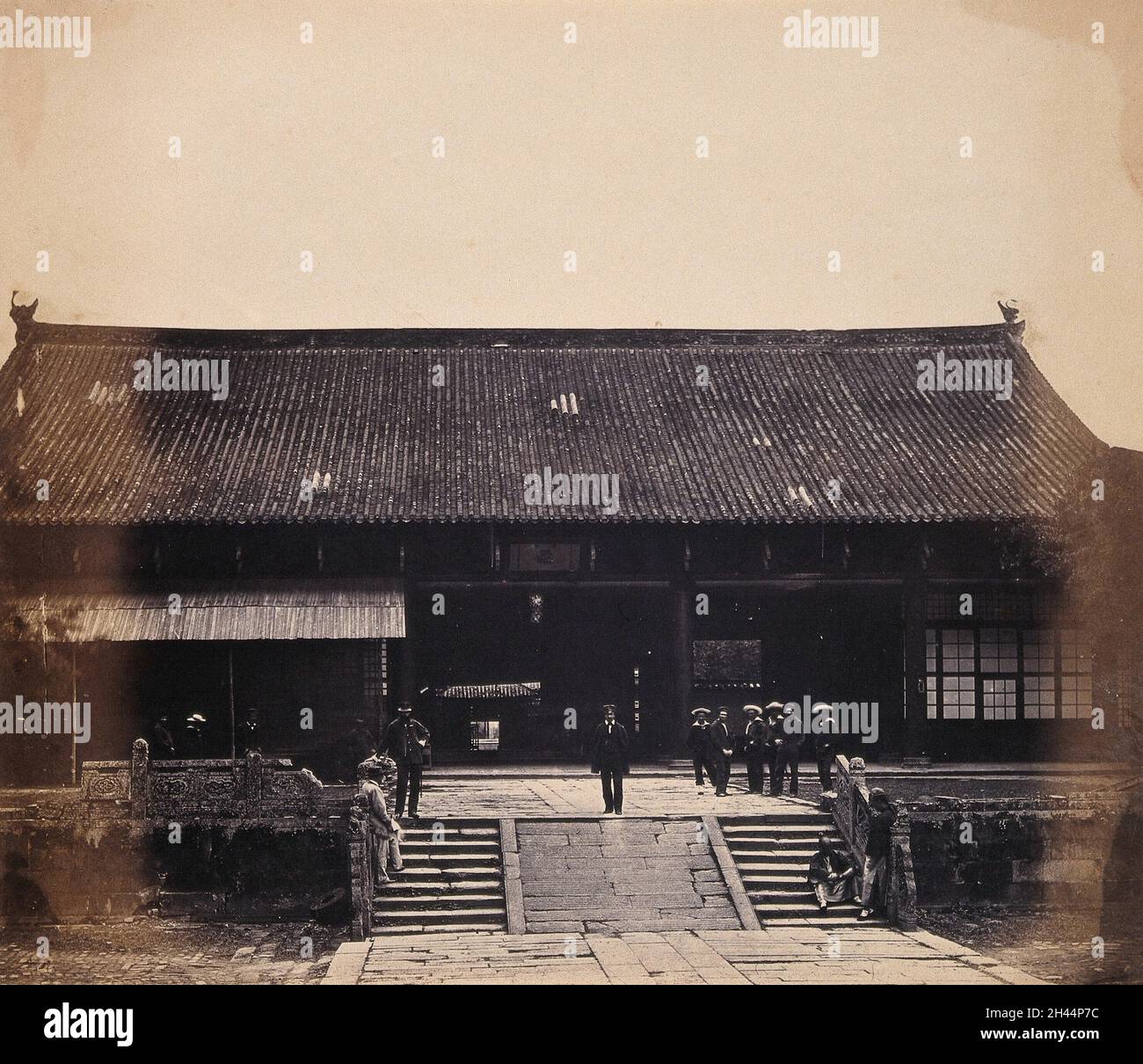 Canton, China: the official residence (known as the 'Yamun') of the ...