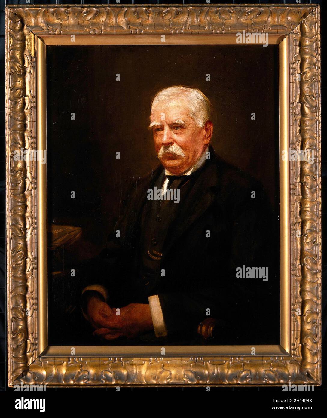 Sir Patrick Manson (1844-1922), investigator of tropical diseases. Oil ...