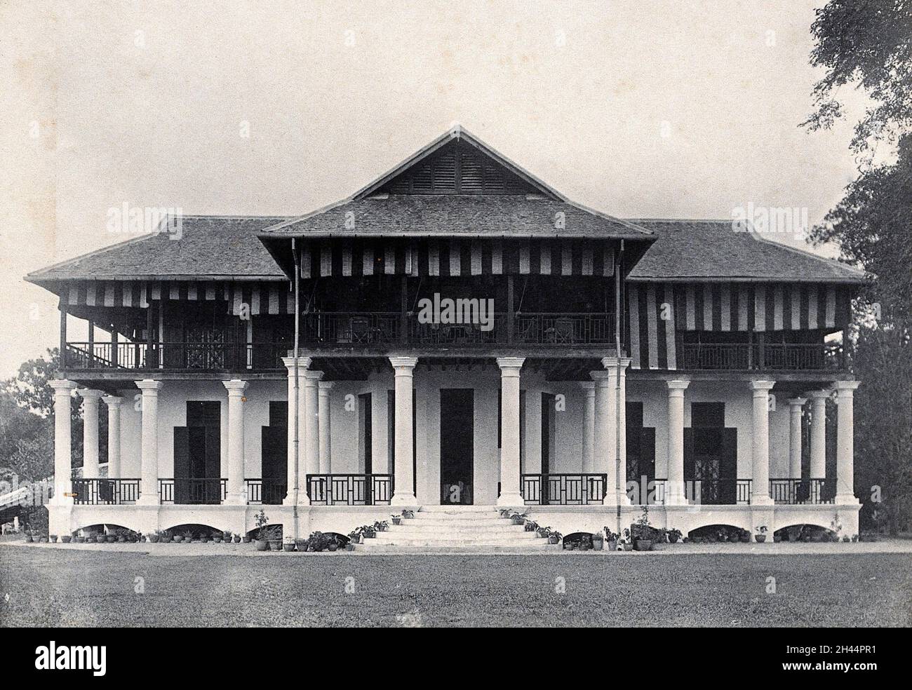 Kuching, Sarawak: the Borneo Company's building. Photograph Stock Photo ...