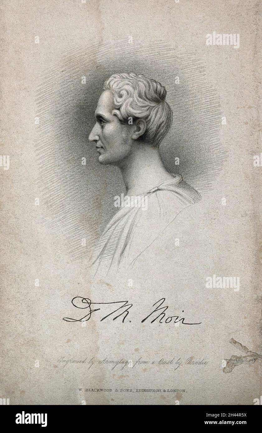 David Macbeth Moir. Stipple engraving by J. C. Armytage after A. Brodie ...