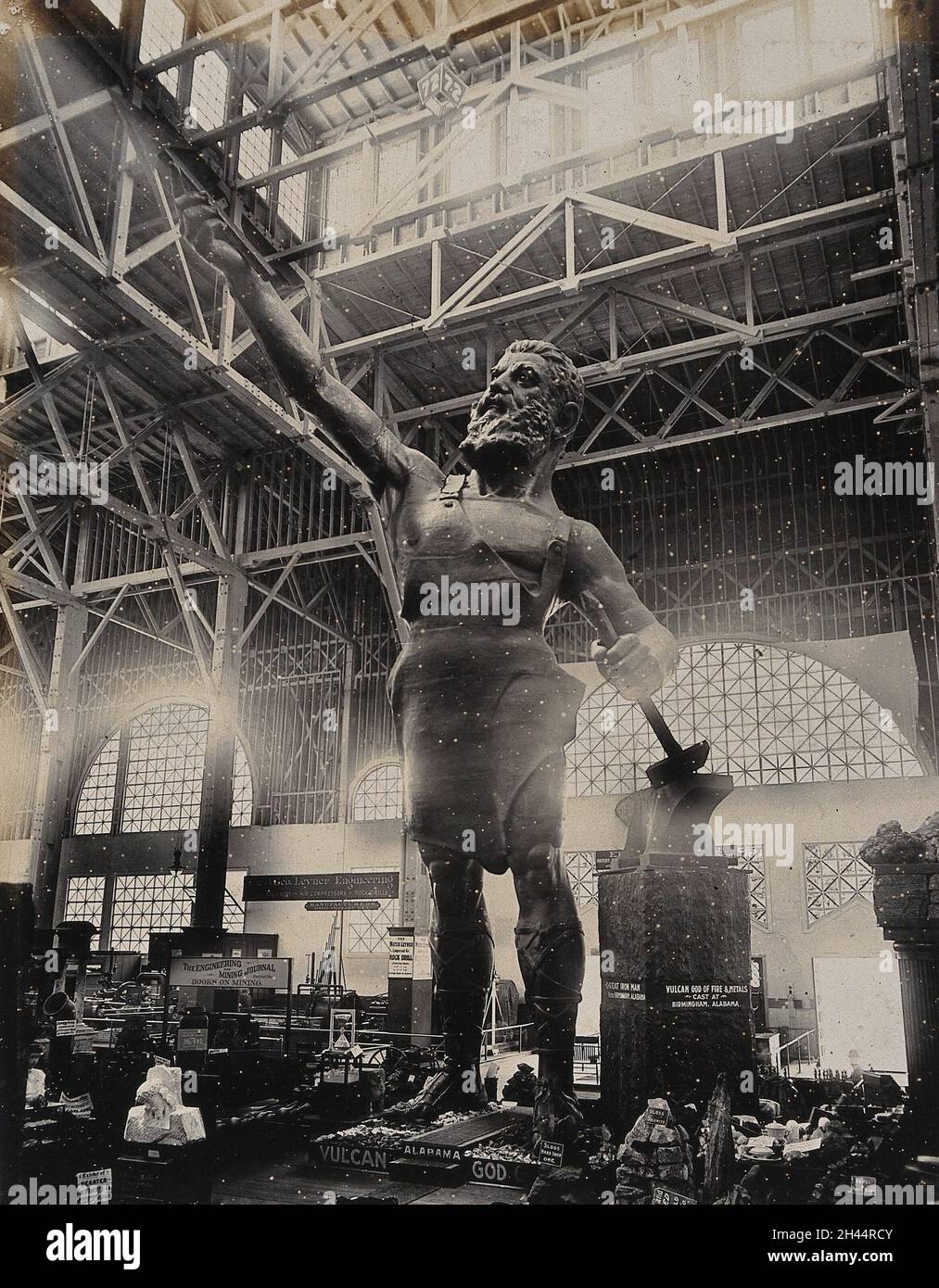 The 1904 World's Fair, St. Louis, Missouri: Vulcan, the Roman god of ...