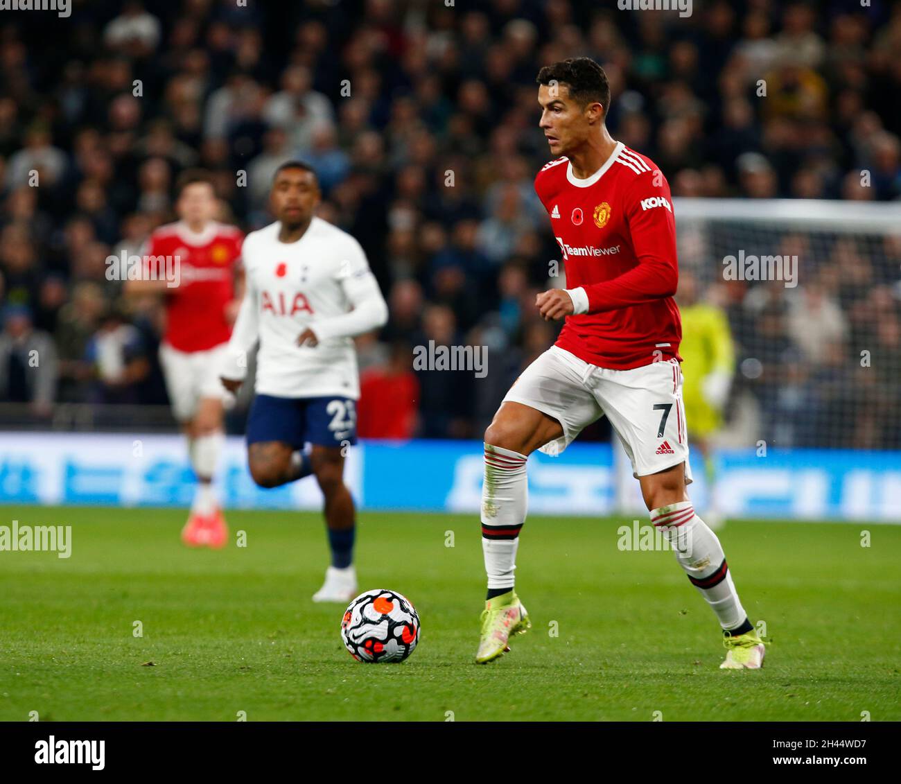 London, England - OCTOBER 30:Manchester United's Cristiano Ronaldo ...