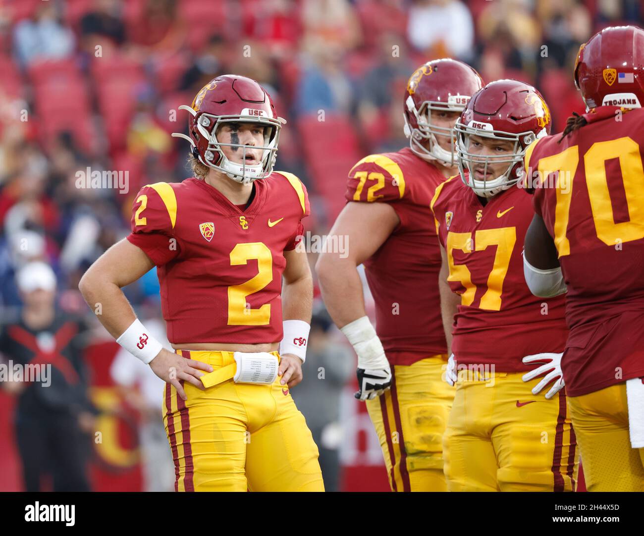 October 30, 2021 USC Trojans quarterback Jaxson Dart #2 in action ...