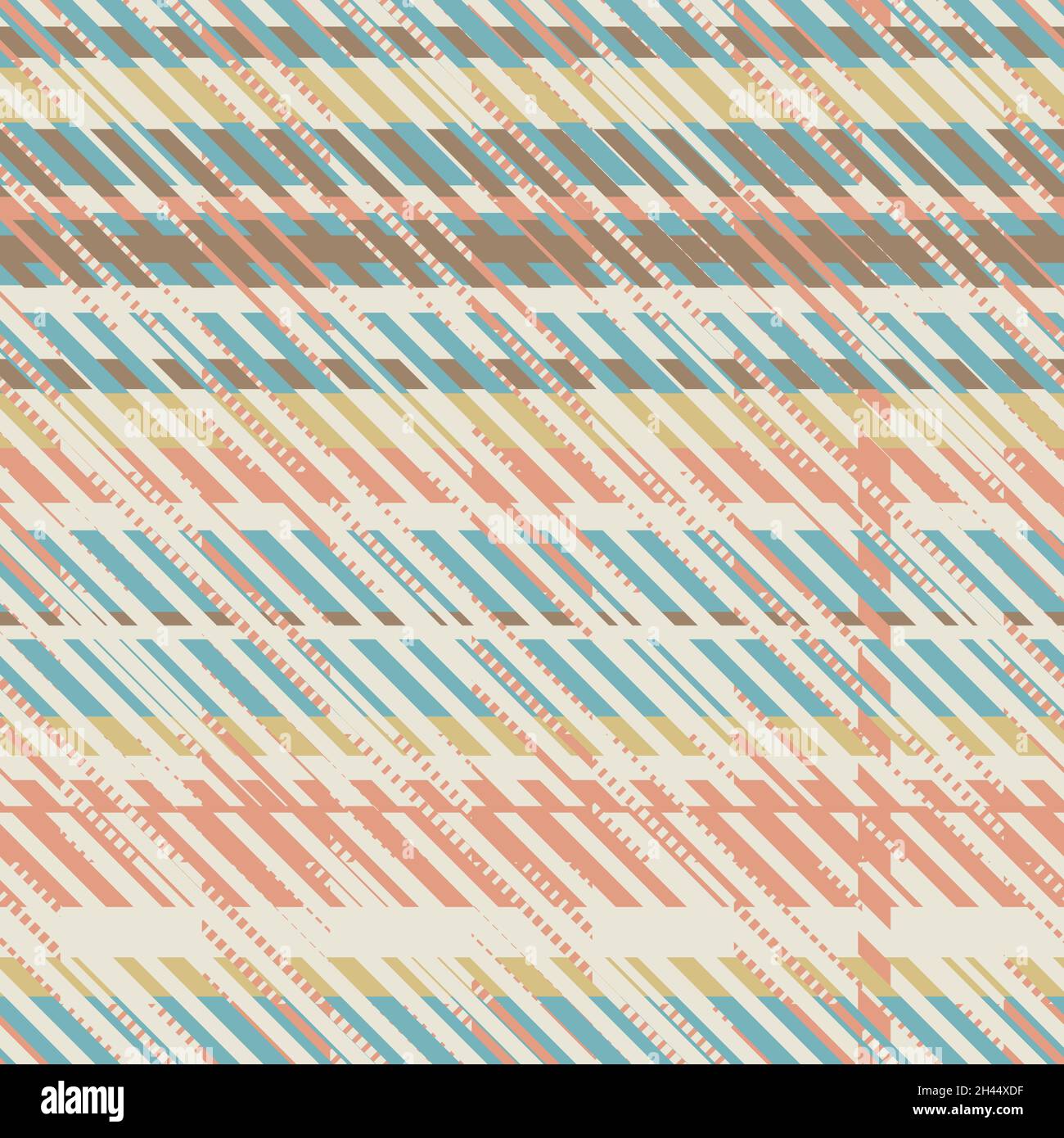 Gender neutral seamless plaid vector pattern. Gingham baby color ...