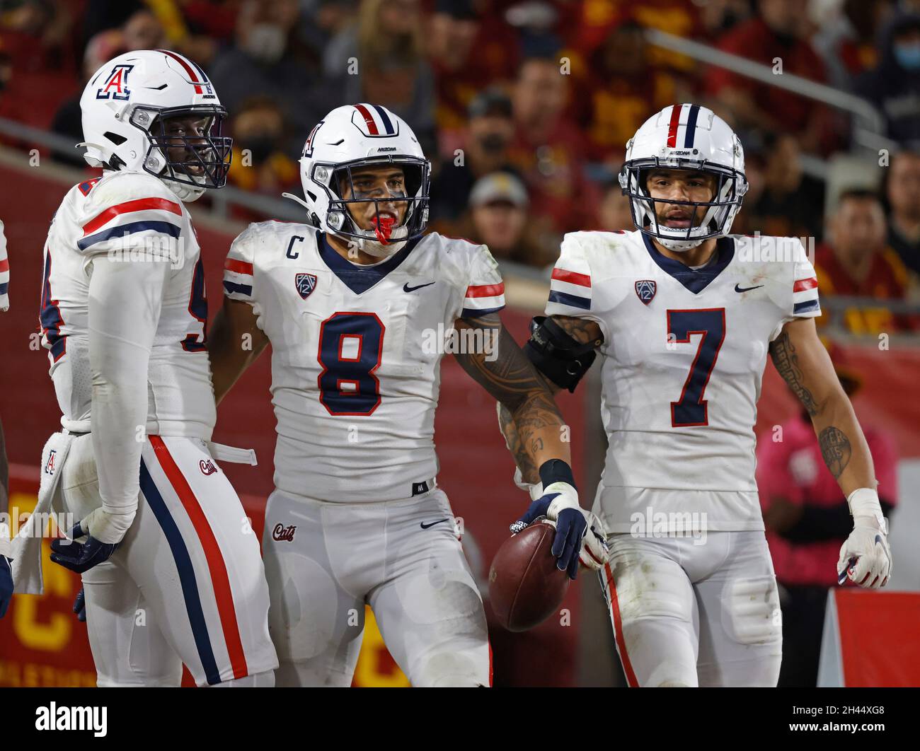October 30, 2021 Arizona Wildcats linebacker Anthony Pandy #8 ...