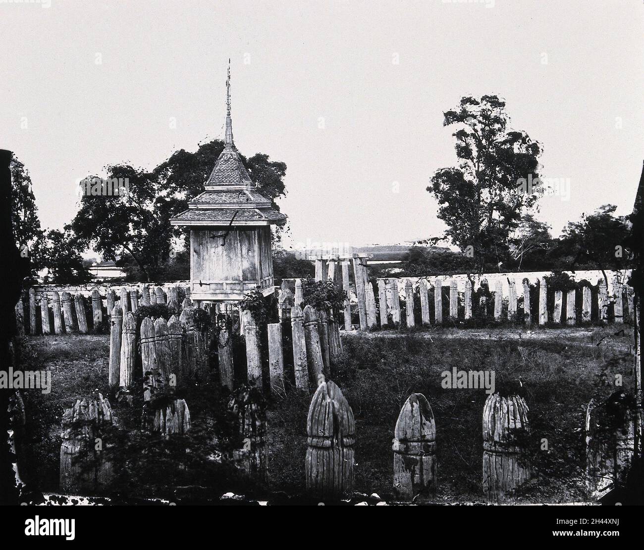Ayuthia, Siam [Thailand]. Photograph, 1981, from a negative by John ...