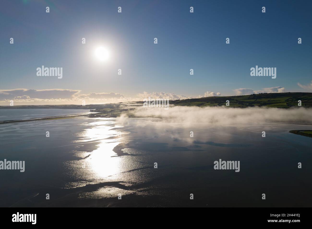 Dungarvan from the air Stock Photo - Alamy