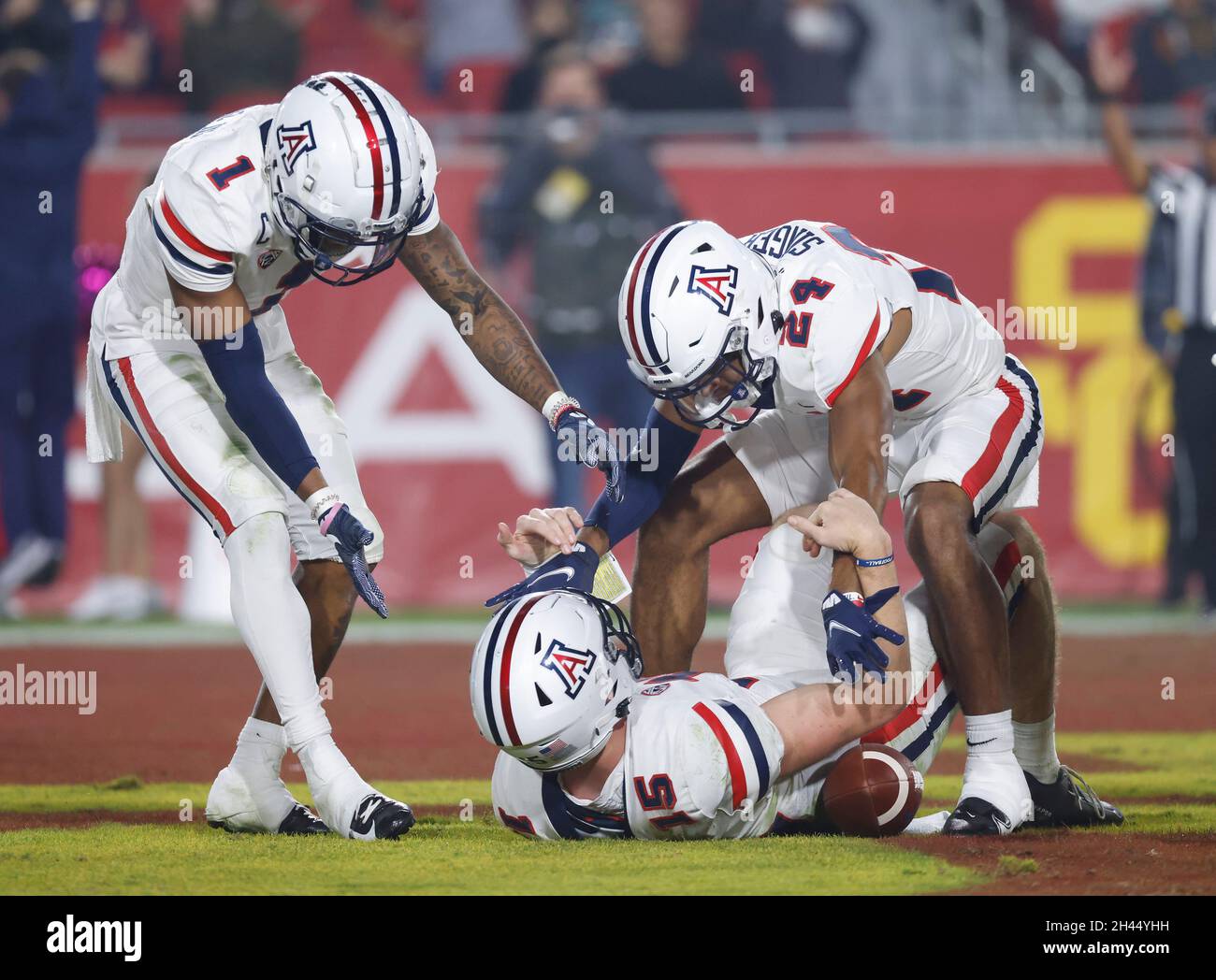 October 30, 2021 Arizona Wildcats quarterback Will Plummer #15 ...