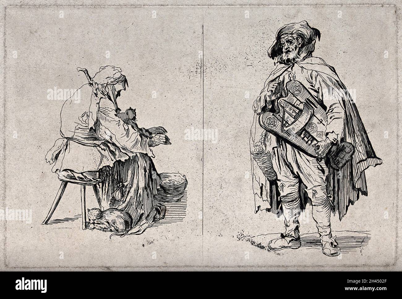 Man playing a hurdy gurdy hi-res stock photography and images - Alamy