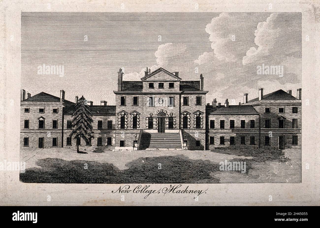 New College [Hackney House], Hackney: a large building in the Palladian ...