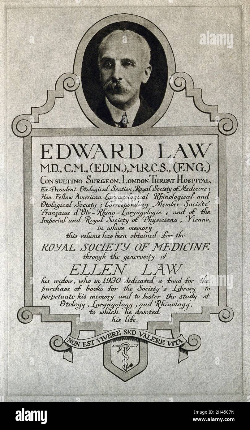 Edward law hi-res stock photography and images - Alamy