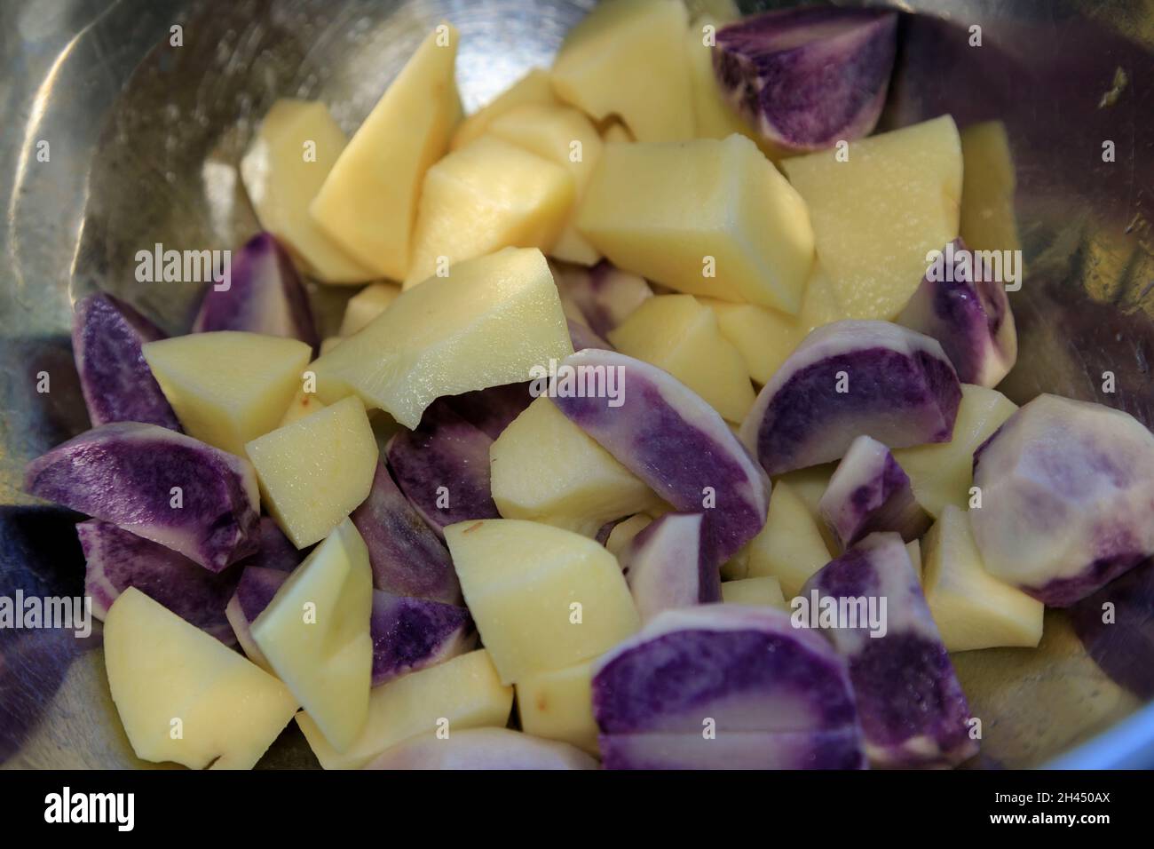 Potato dish prep hi-res stock photography and images - Alamy