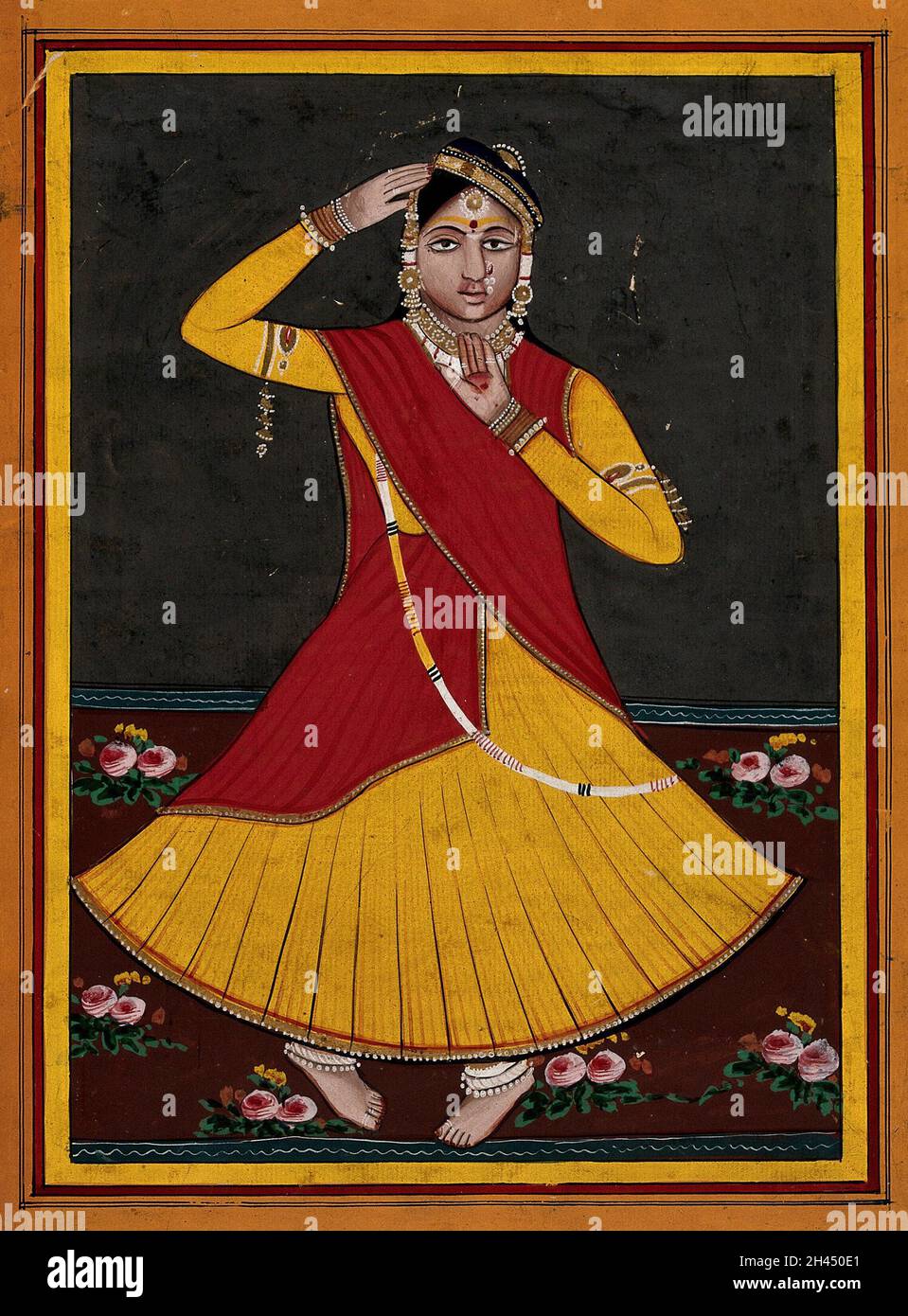 Nautch girl dancing hi-res stock photography and images - Alamy