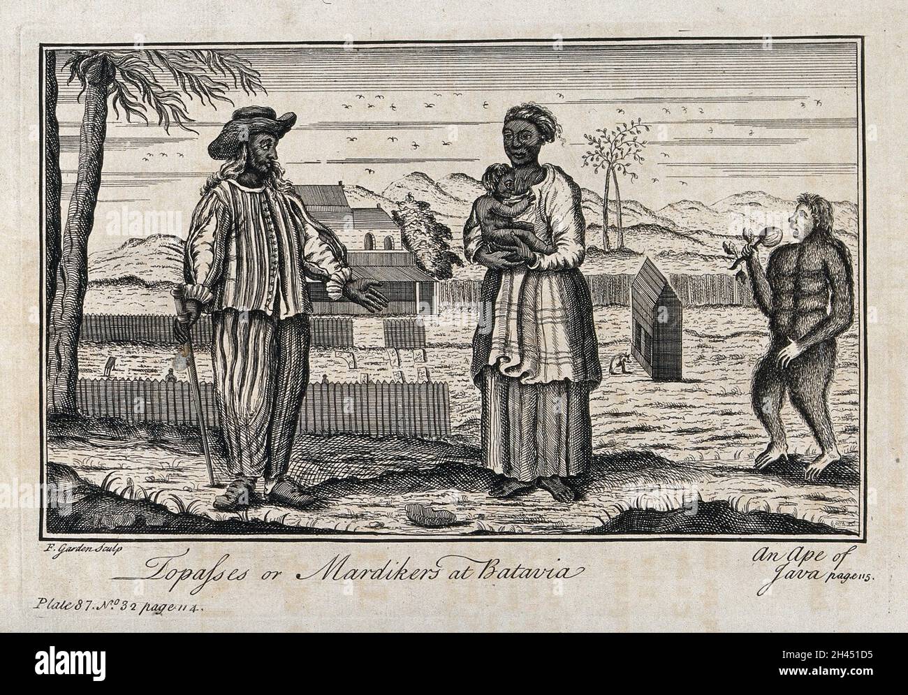 Java: a man and a woman of mixed race (Dutch and Javanese), with the ...