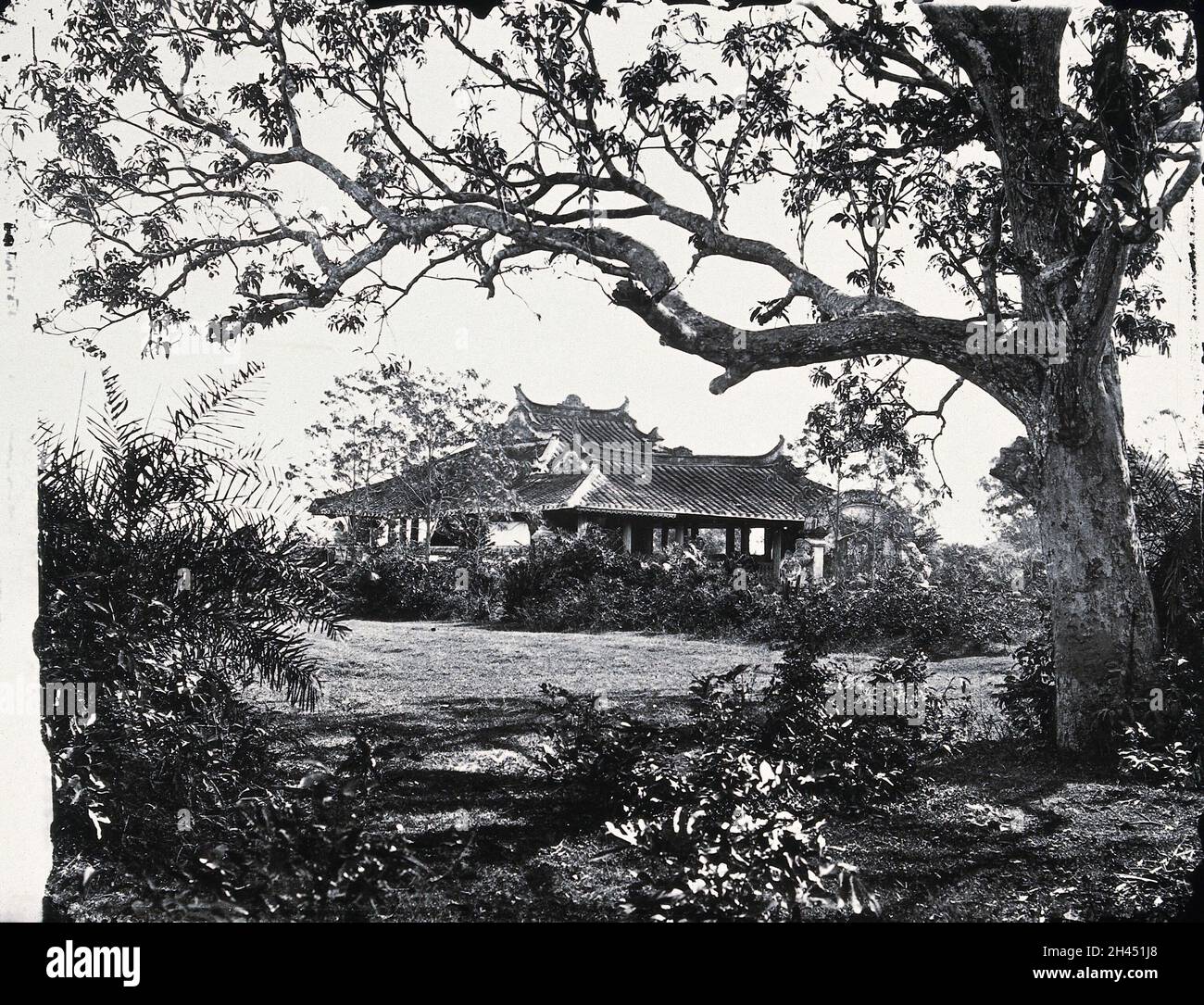 Saigon, Cochin China [Vietnam]. Photograph, 1981, from a negative by John Thomson, 1867 Stock ...