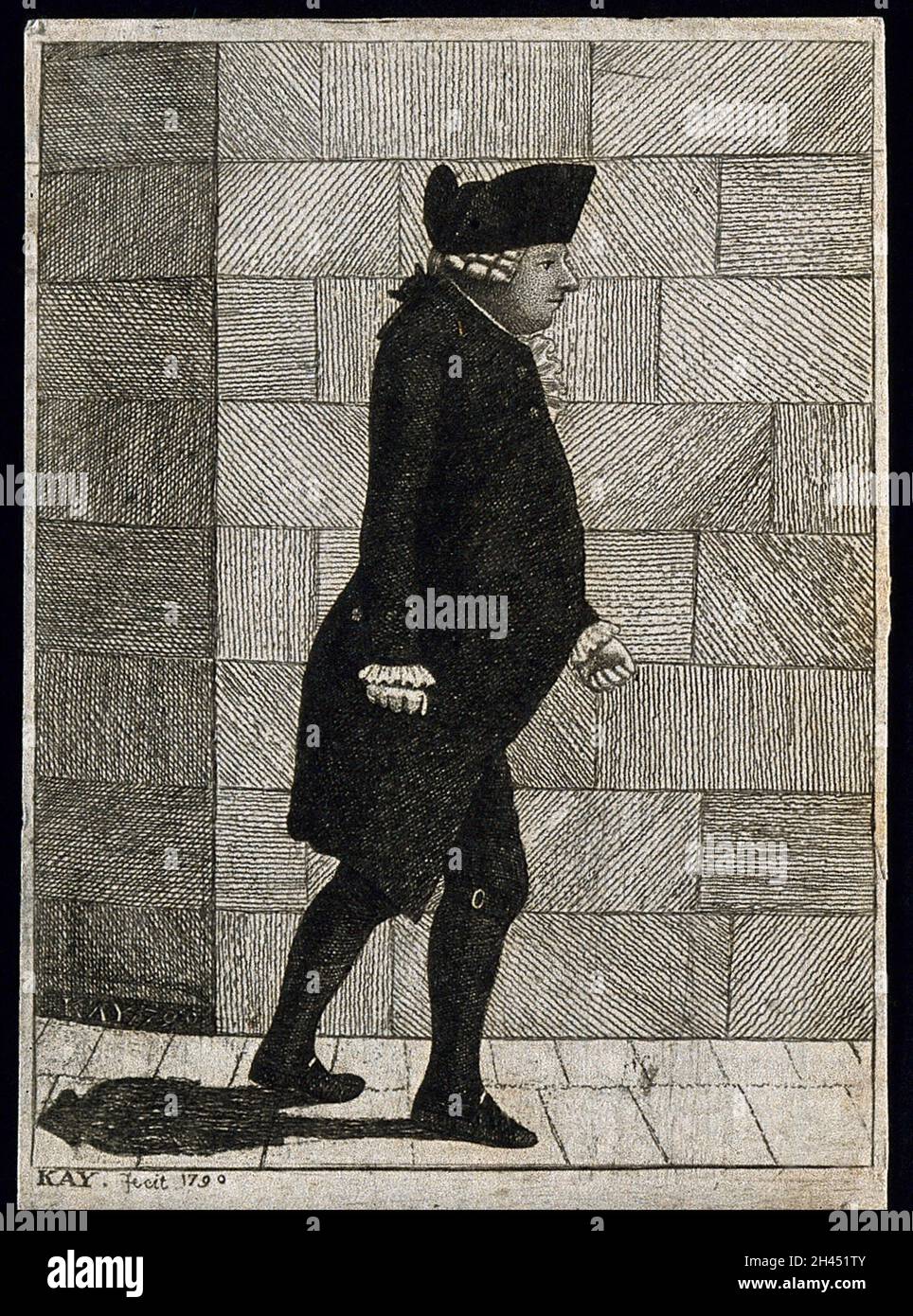 Alexander Monro. Etching by J. Kay, 1790 Stock Photo - Alamy
