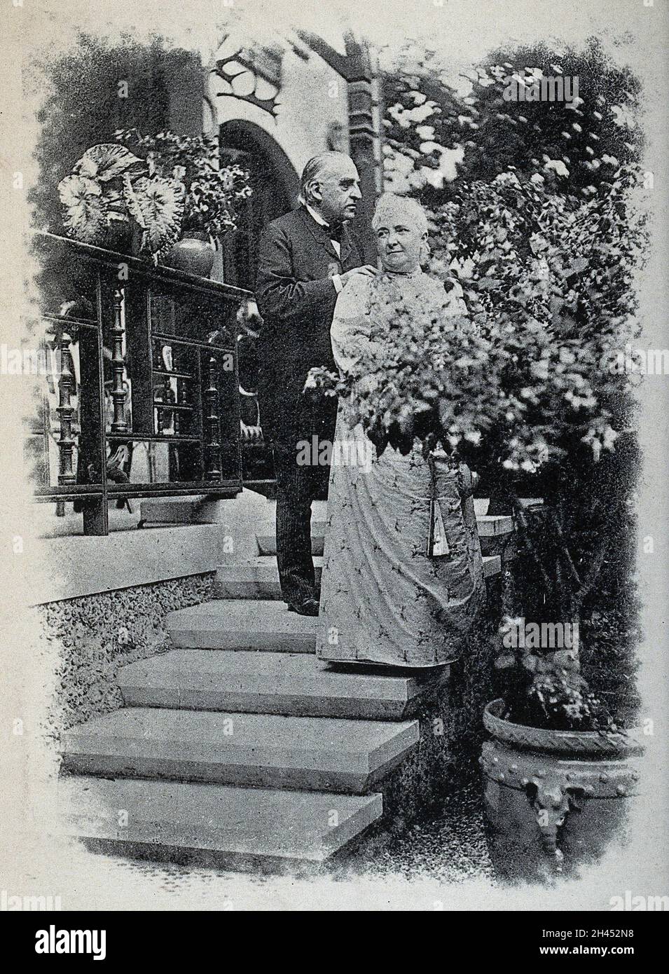 Jean Martin Charcot and Mrs J.M. Charcot (?). Process print Stock Photo ...