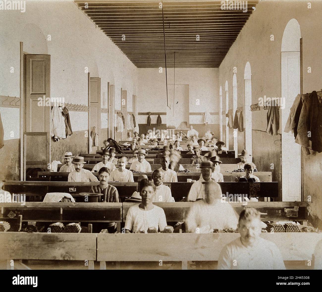 Tobacco factory, Industrial Corner, Barcelona St., Cuba: a view of the ...