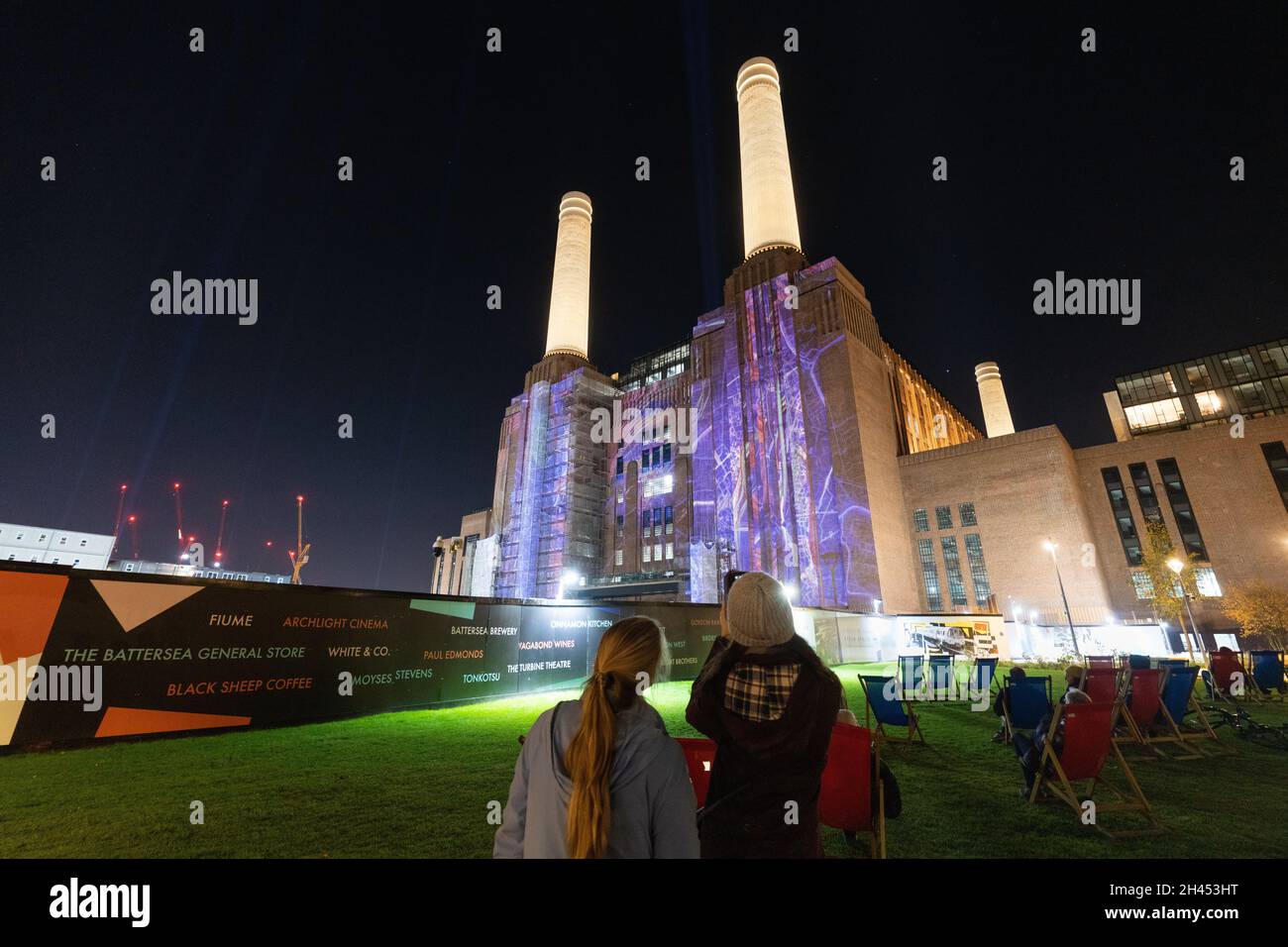 Battersea illuminations hi-res stock photography and images - Alamy