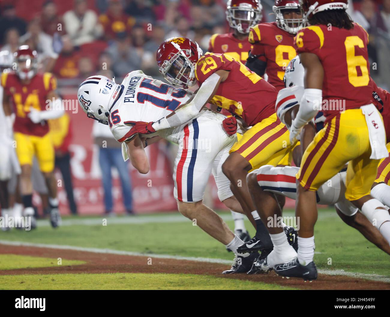 October 30, 2021 Arizona Wildcats quarterback Will Plummer #15 ...