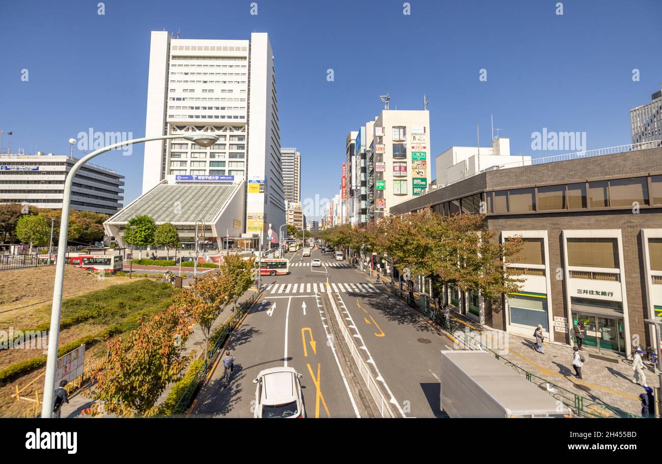 Nakano Station is famous for tourists because of surrounding tourist ...