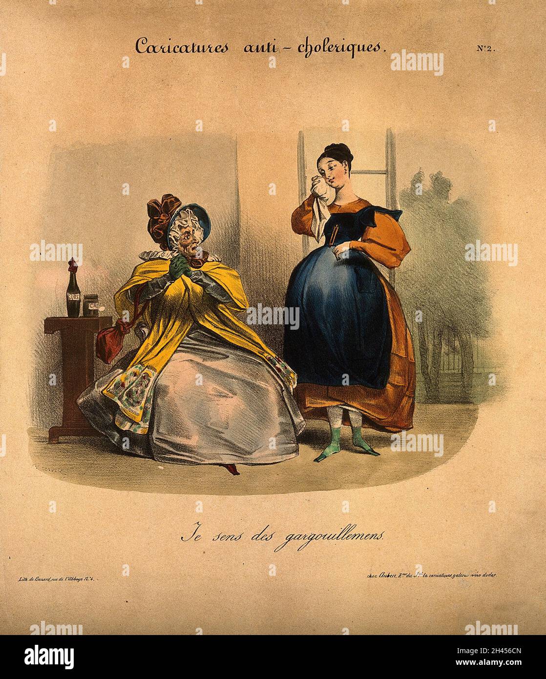 A young woman dabs her eye as her mother looks askance; she suspects ...
