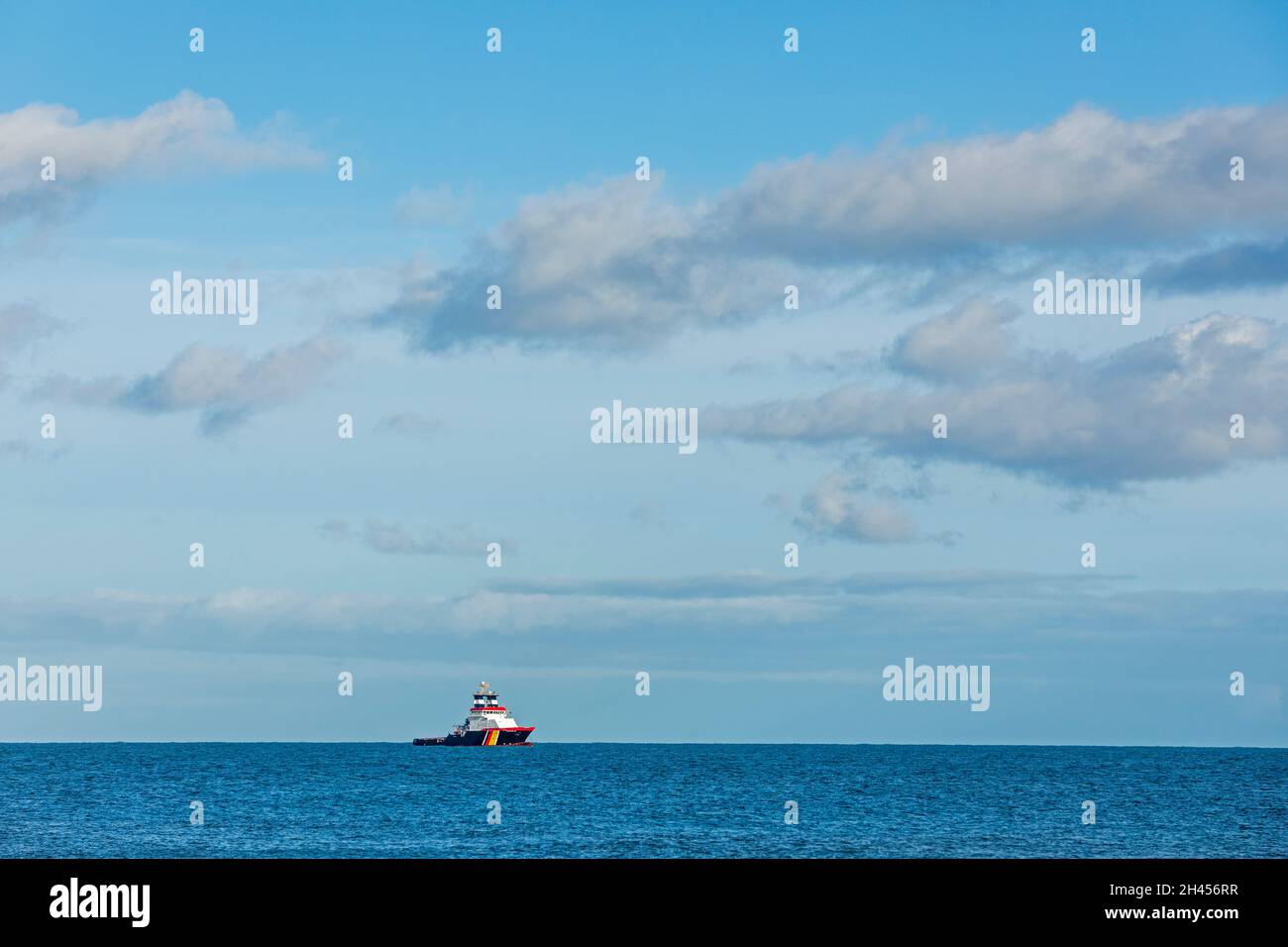 Emergency tow vessel Nordic off Heligoland Island, Schleswig-Holstein, Germany Stock Photo - Alamy