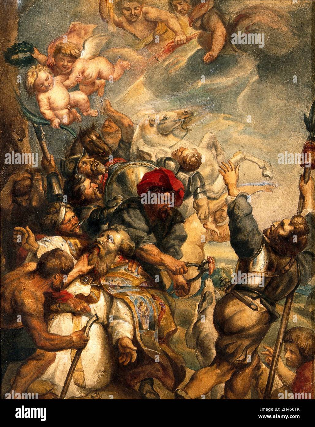 Martyrdom of saint livinus hi-res stock photography and images - Alamy