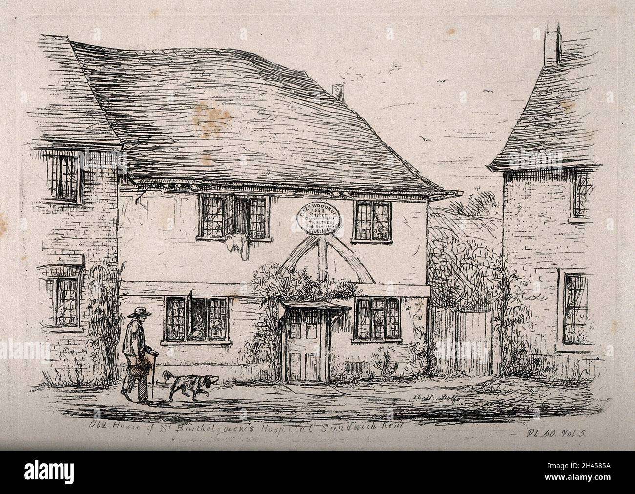 St. Bartholomew's Hospital, Sandwich, Kent: old house where Sister ...