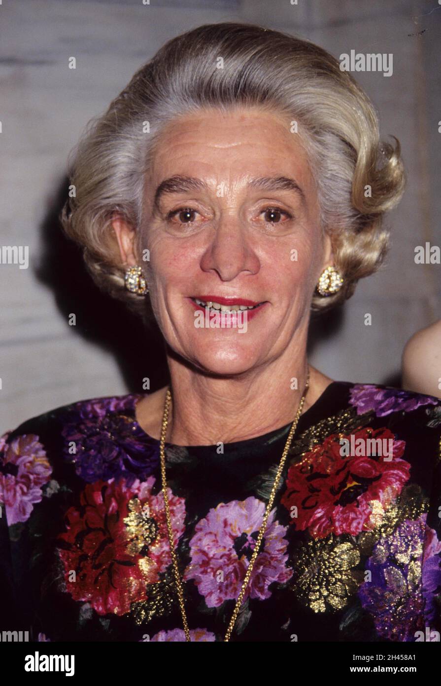 Happy Rockefeller 1990 Photo by Adam Scull/PHOTOlink Stock Photo - Alamy