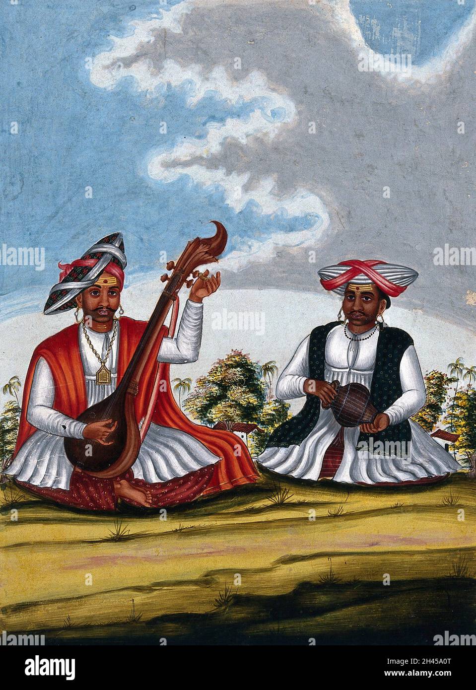 Classical indian musicians hi-res stock photography and images - Alamy