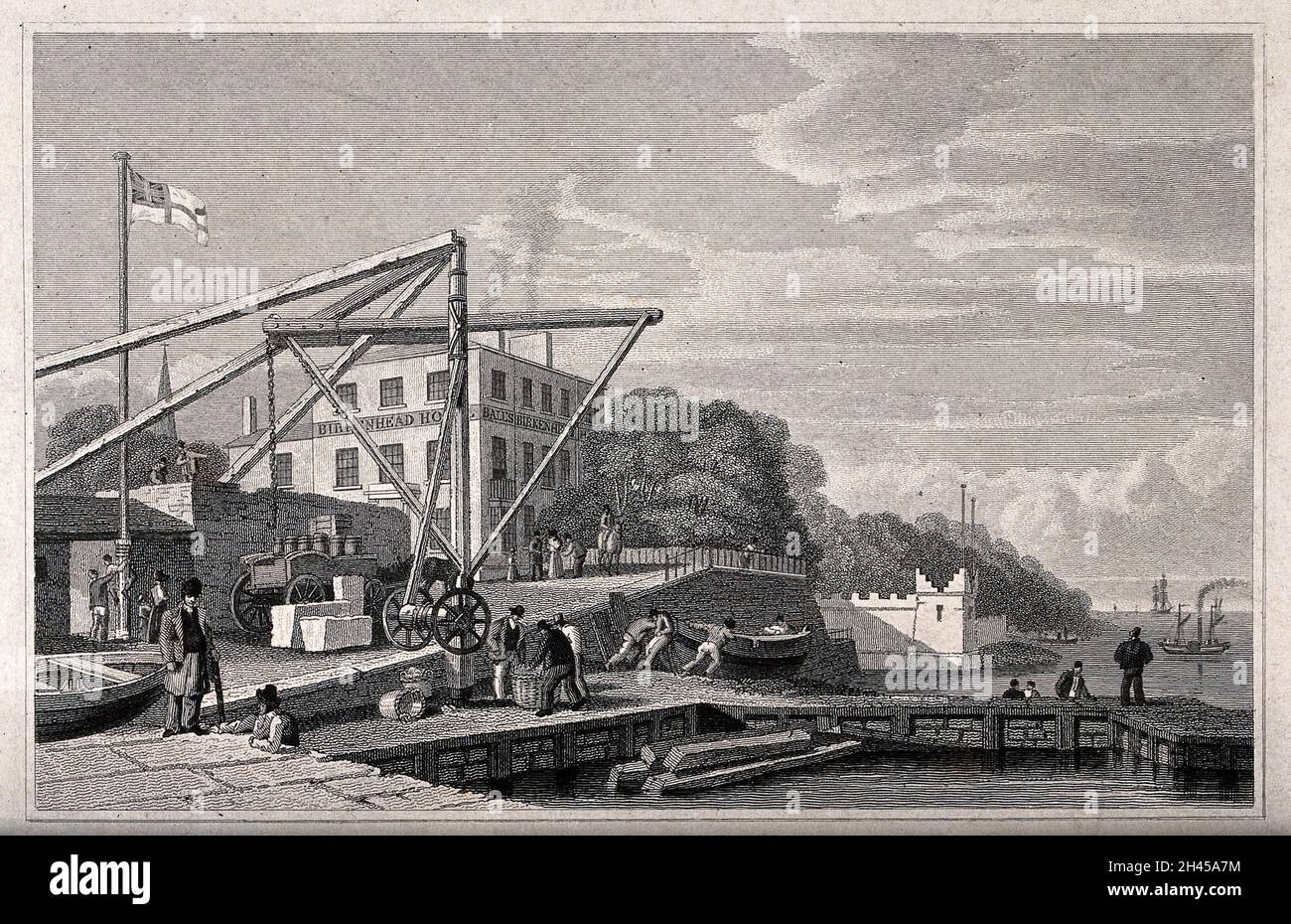 Liverpool birkenhead ferry 19th century hi-res stock photography and ...