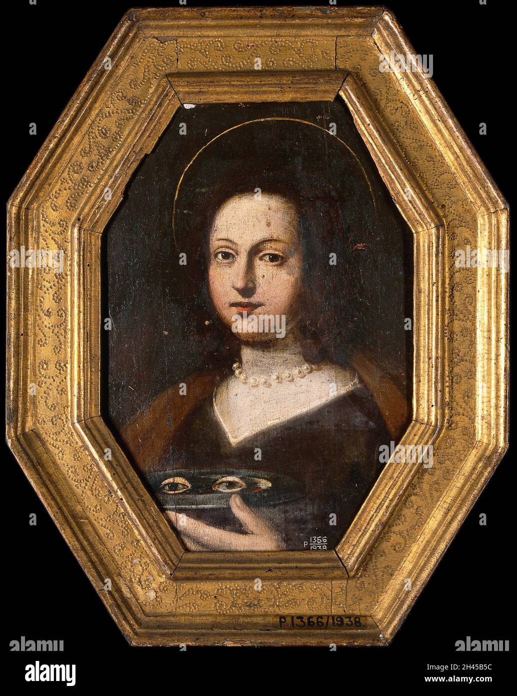 Saint Lucy. Oil painting by an Italian (?) painter, 18th (?) century ...