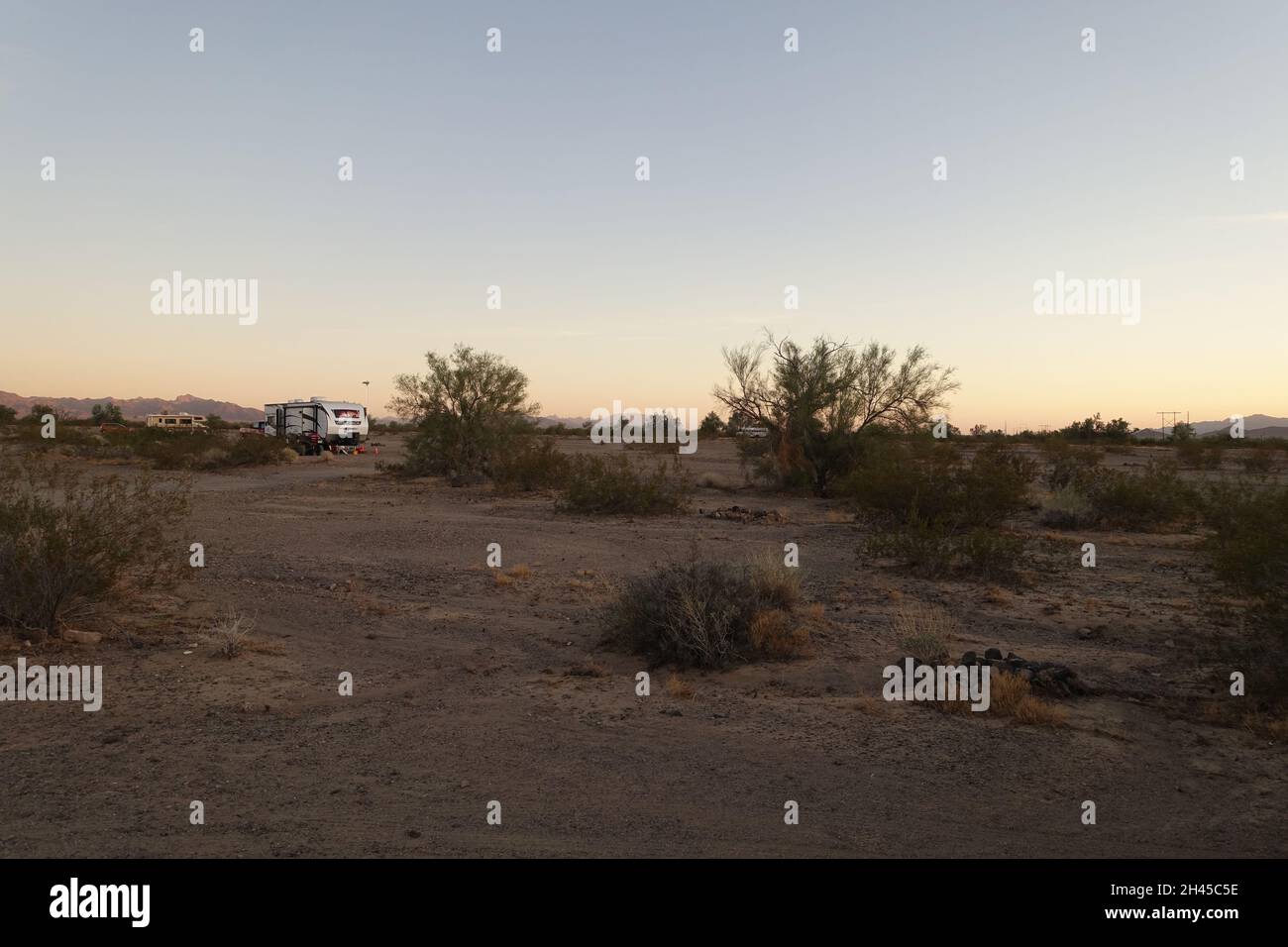High Jolly camping area North of Quartzsite Az Stock Photo - Alamy