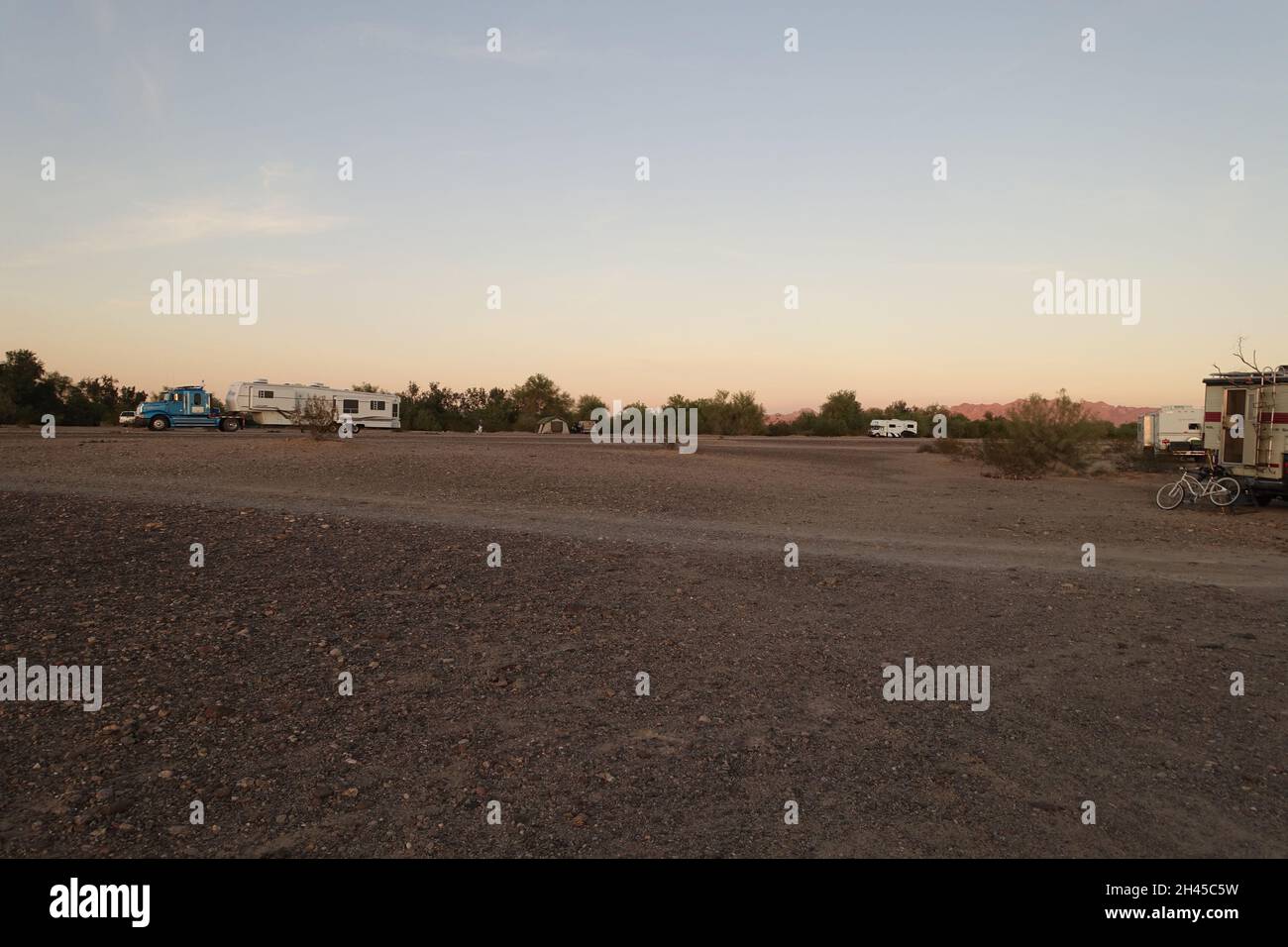 High Jolly camping area North of Quartzsite Az Stock Photo - Alamy