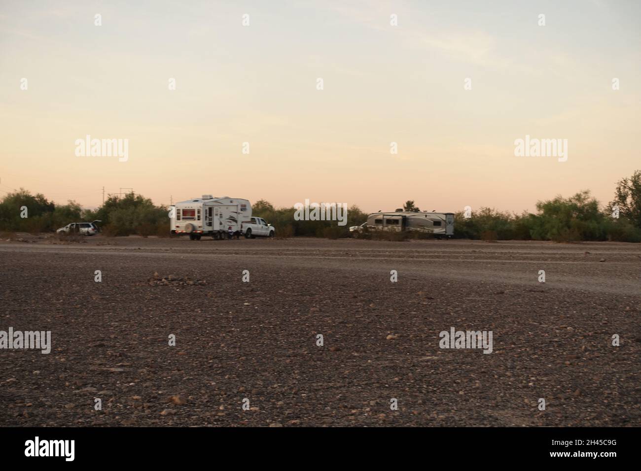 High Jolly camping area North of Quartzsite Az Stock Photo - Alamy