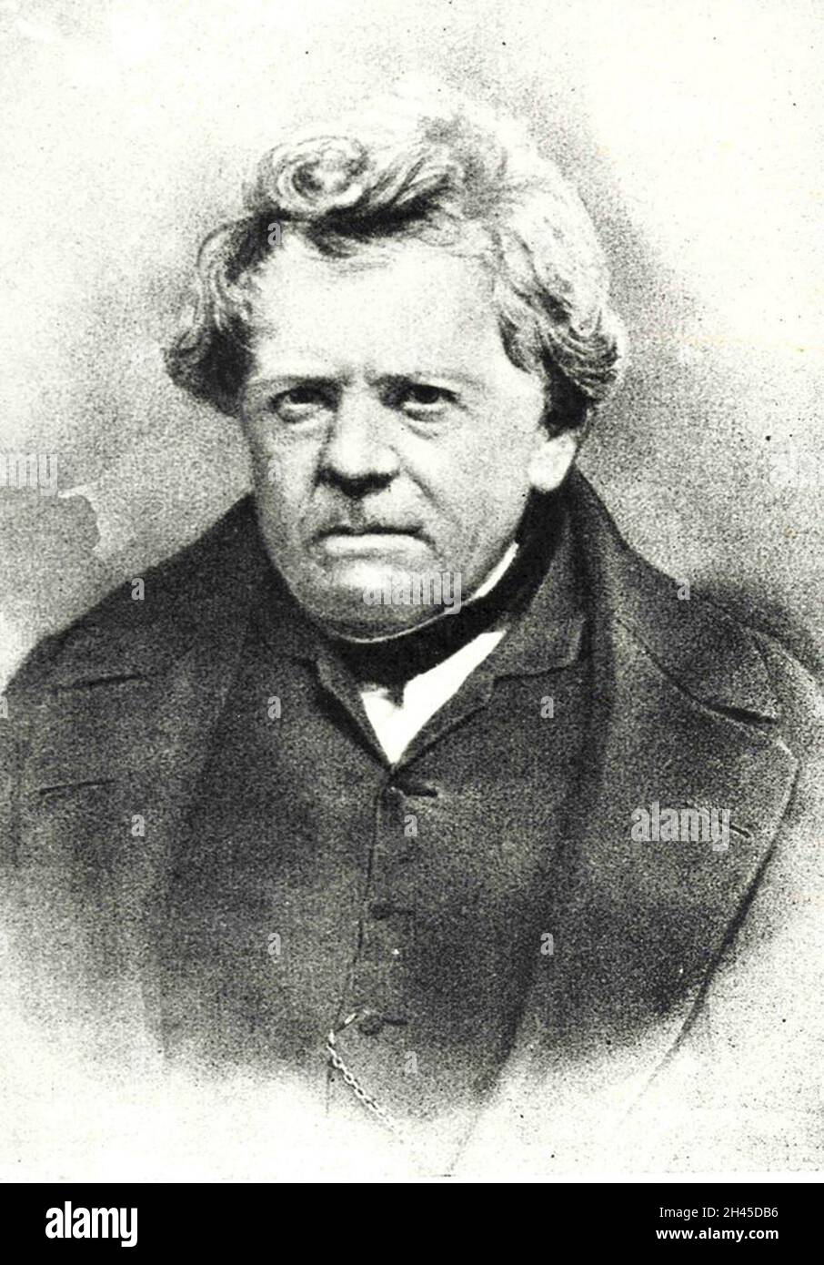 A portrait of the German physicist George Ohm Stock Photo - Alamy