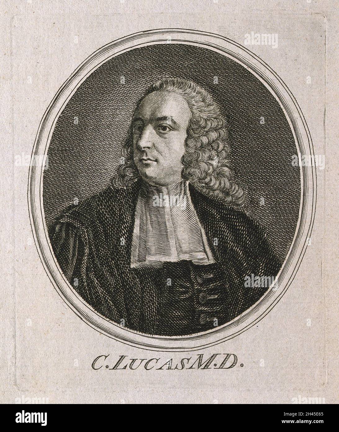 Charles Lucas. Line engraving after Sir J. Reynolds Stock Photo - Alamy