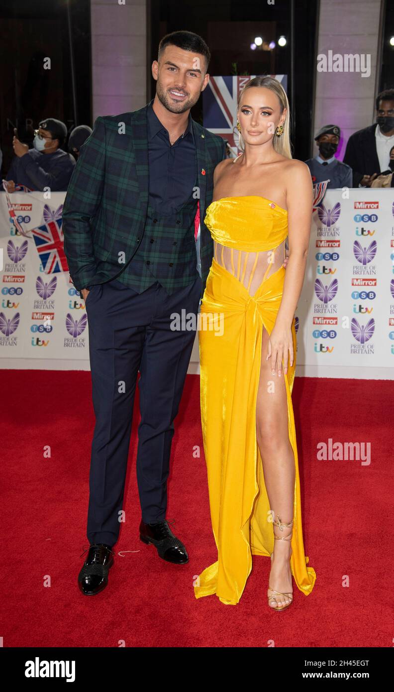LONDON - ENGLAND 30 OCT: Liam Reardon and Millie Court attend the Pride ...