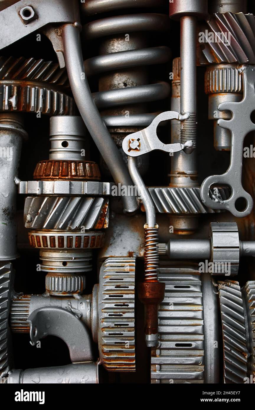 Mechanism of gears hi-res stock photography and images - Alamy