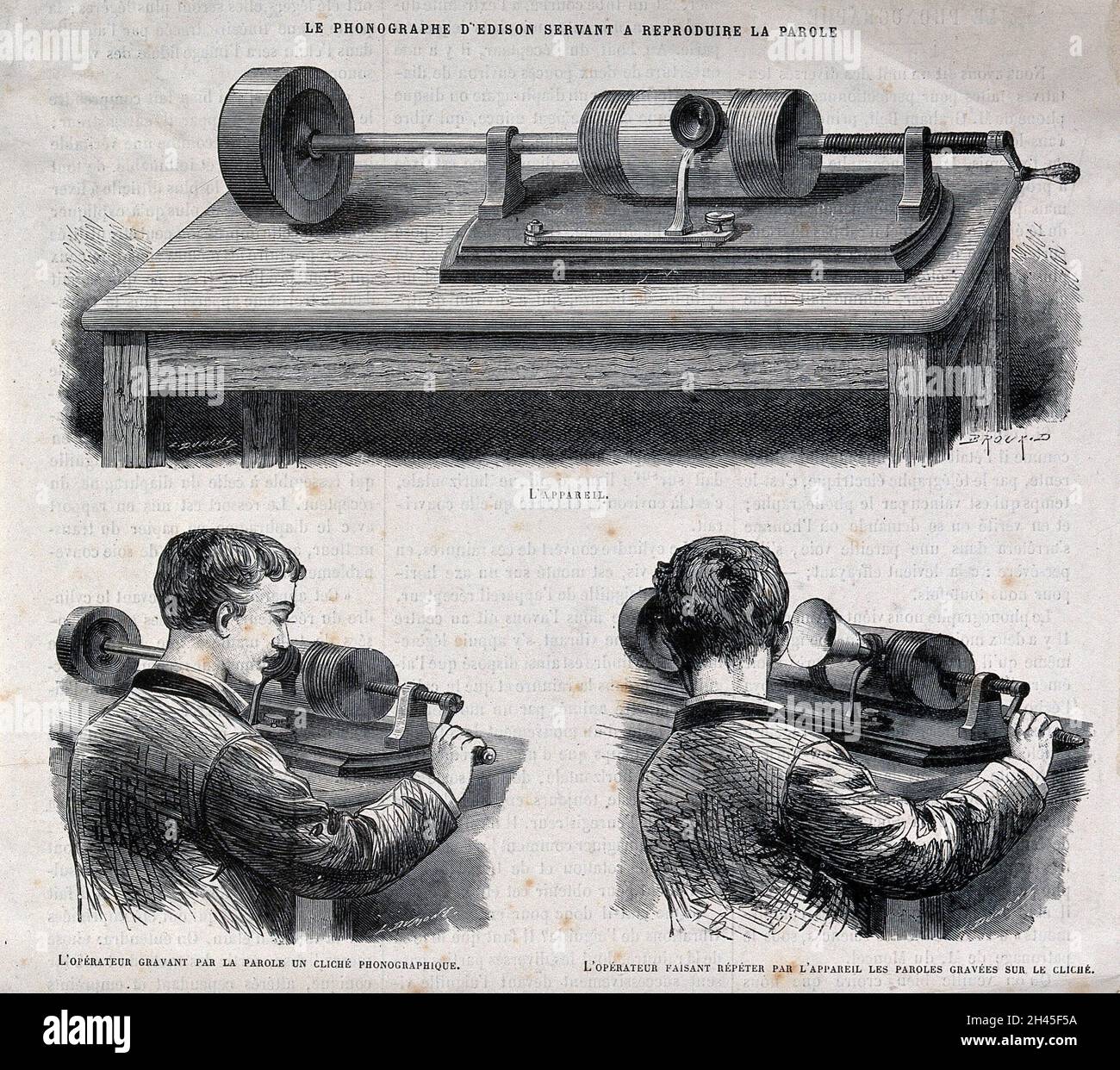 Wax cylinder hi-res stock photography and images - Alamy