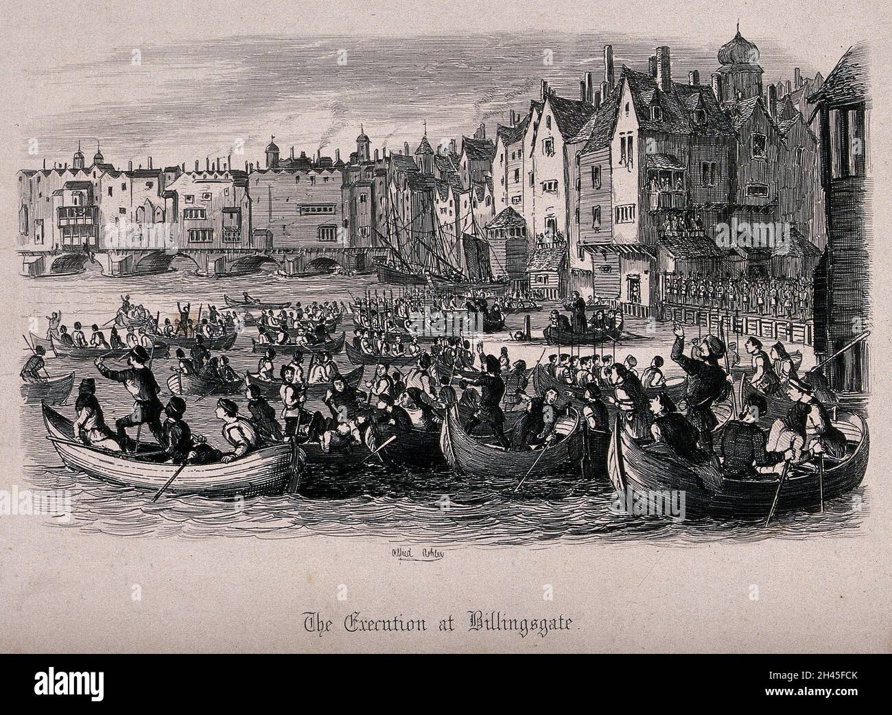 River thames boats etching hi-res stock photography and images - Alamy
