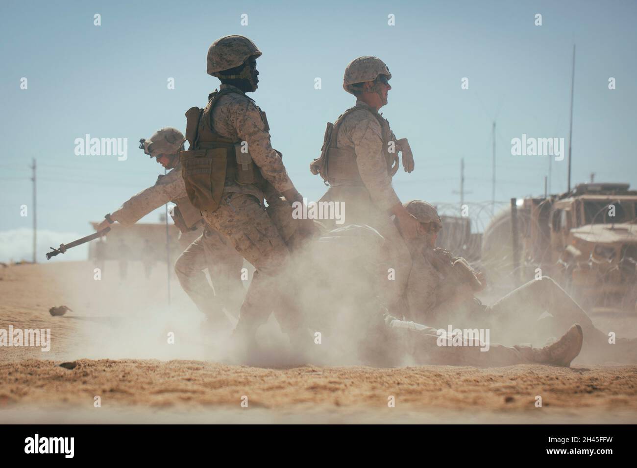 U.S. Marines with 3d Marines, 3d Marine Division, conduct Tactical ...