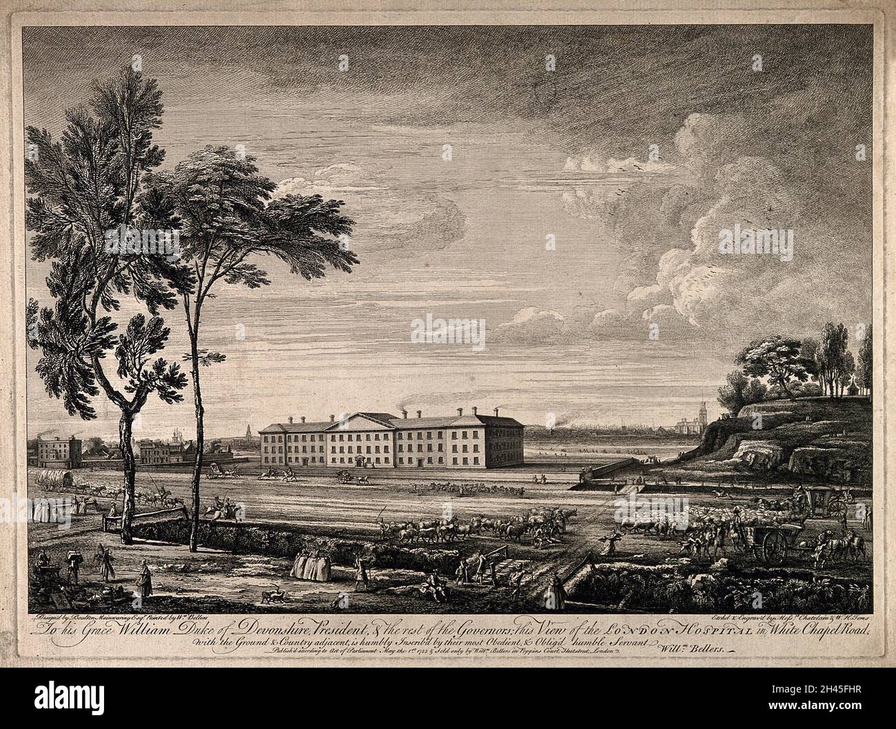 London from the north 1752 hi-res stock photography and images - Alamy