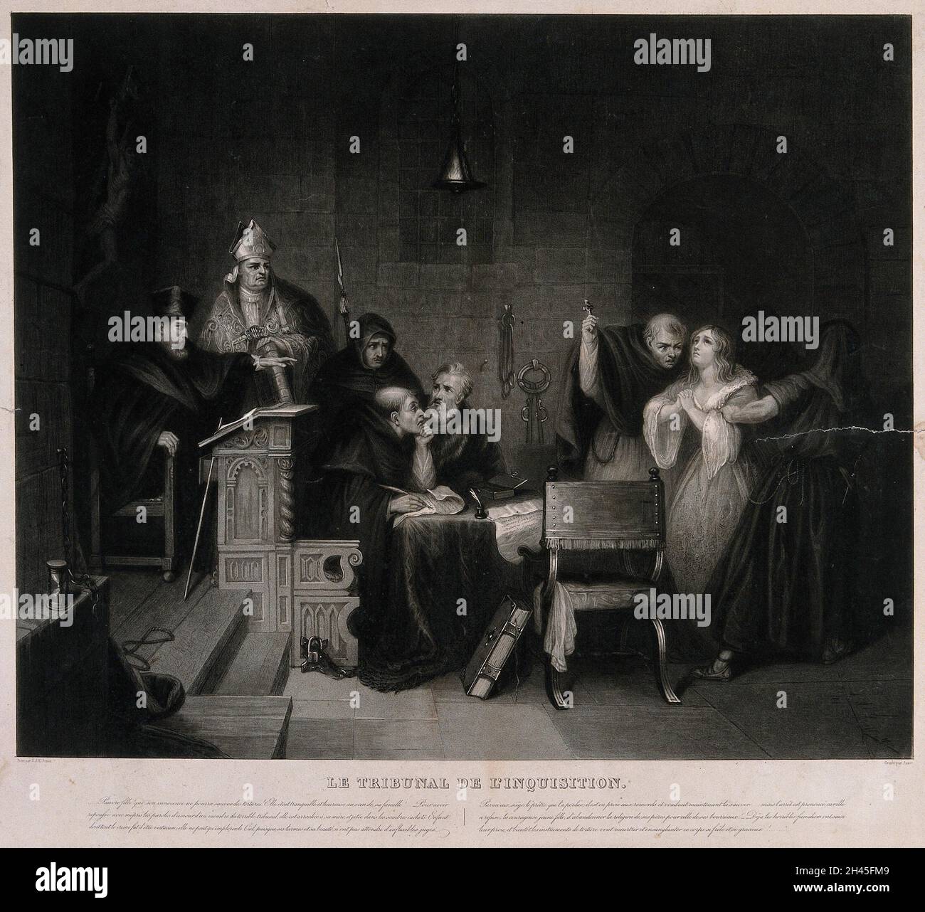 Inquisition woman hi-res stock photography and images - Alamy