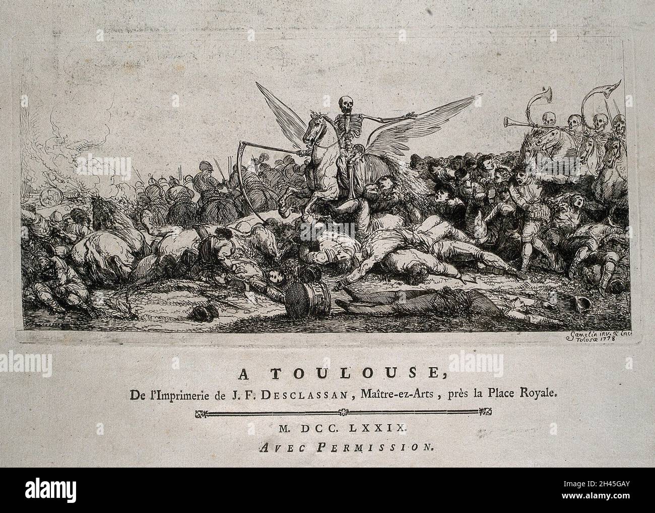 Winged skeleton hi-res stock photography and images - Alamy