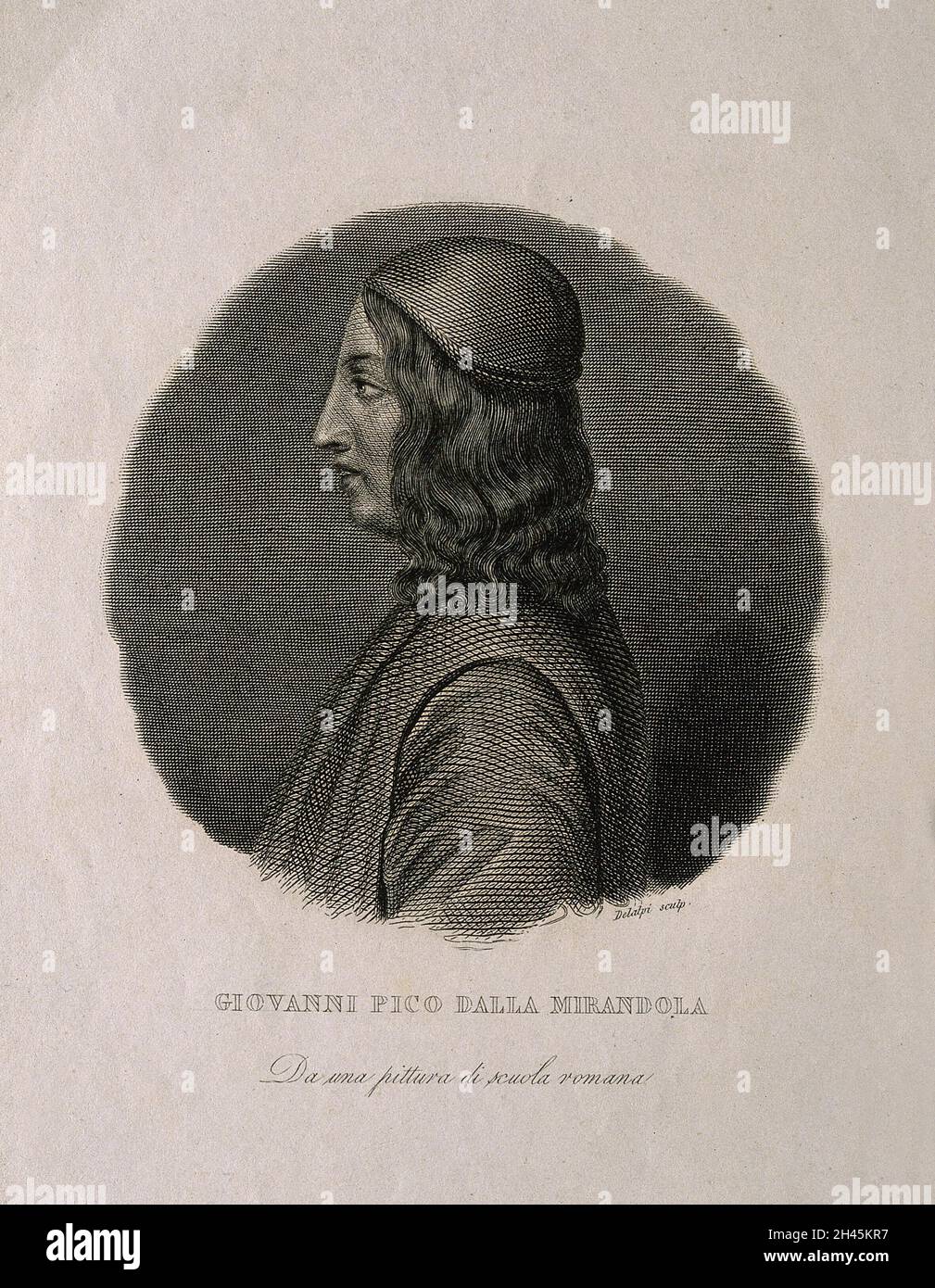Giovanni Pico della Mirandola [Johannes Picus Mirandulanus]. Line ...