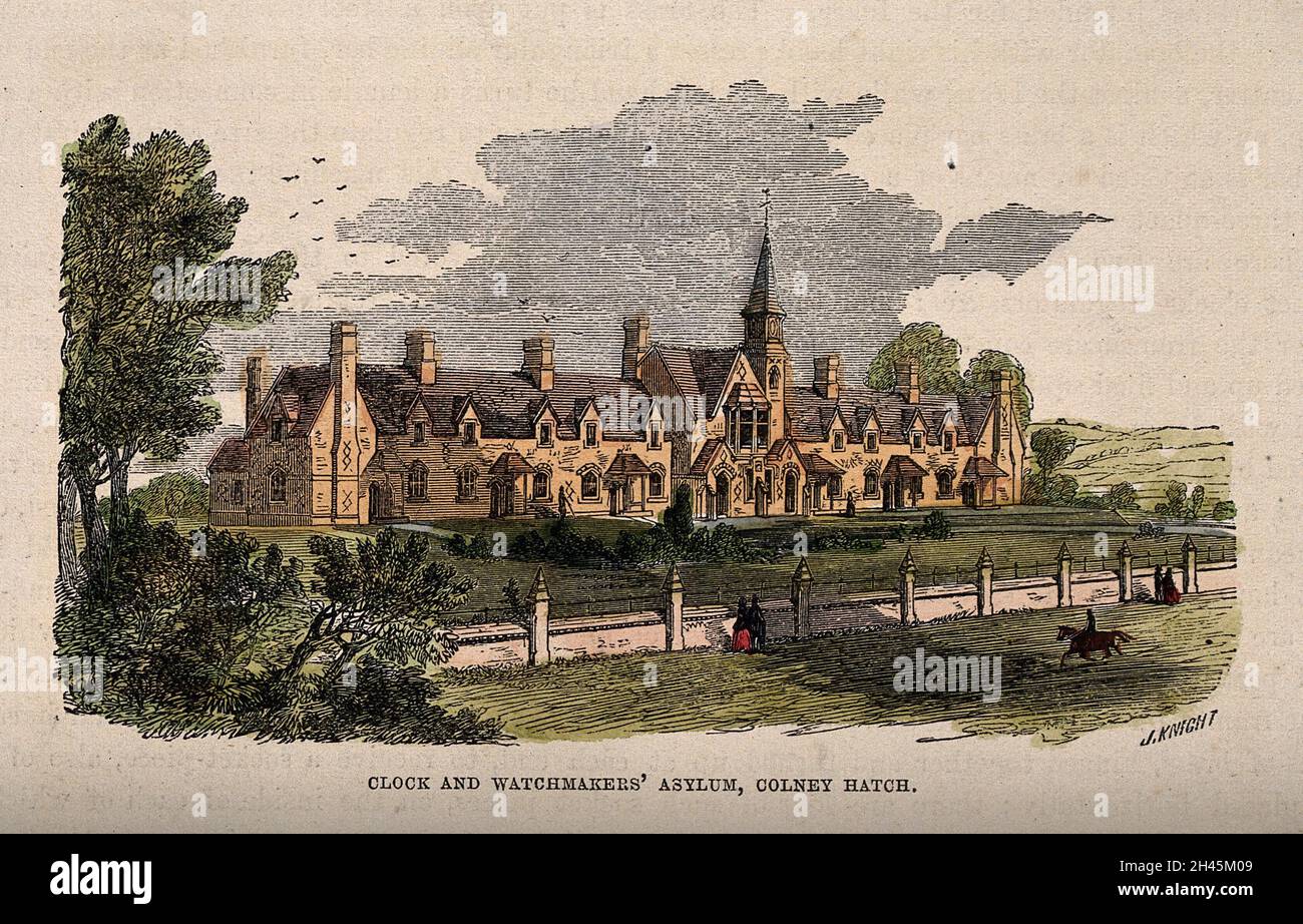 Clock and Watchmakers Asylum, Colney Hatch, Southgate, Middlesex ...