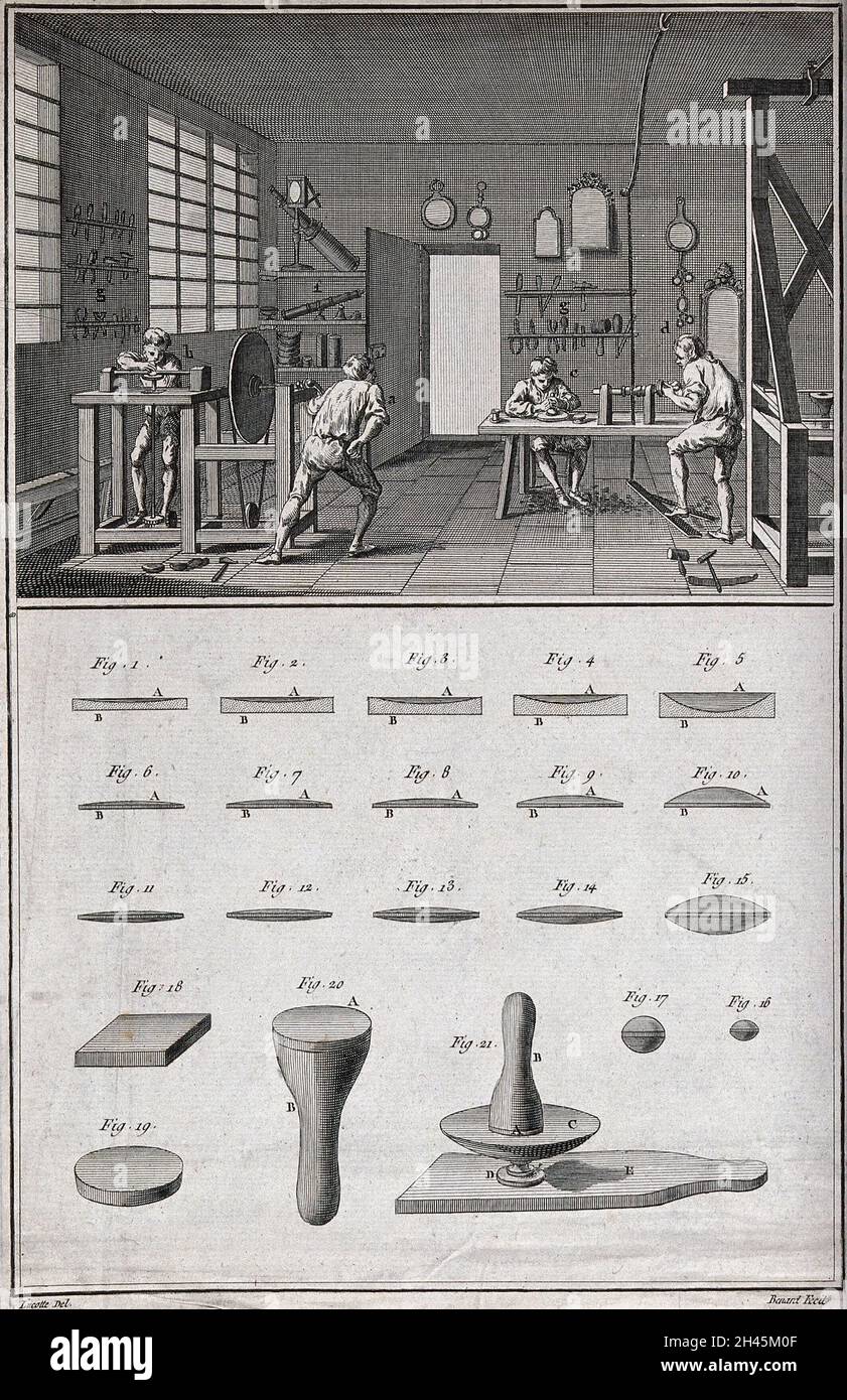 Lens grinding hi-res stock photography and images - Alamy