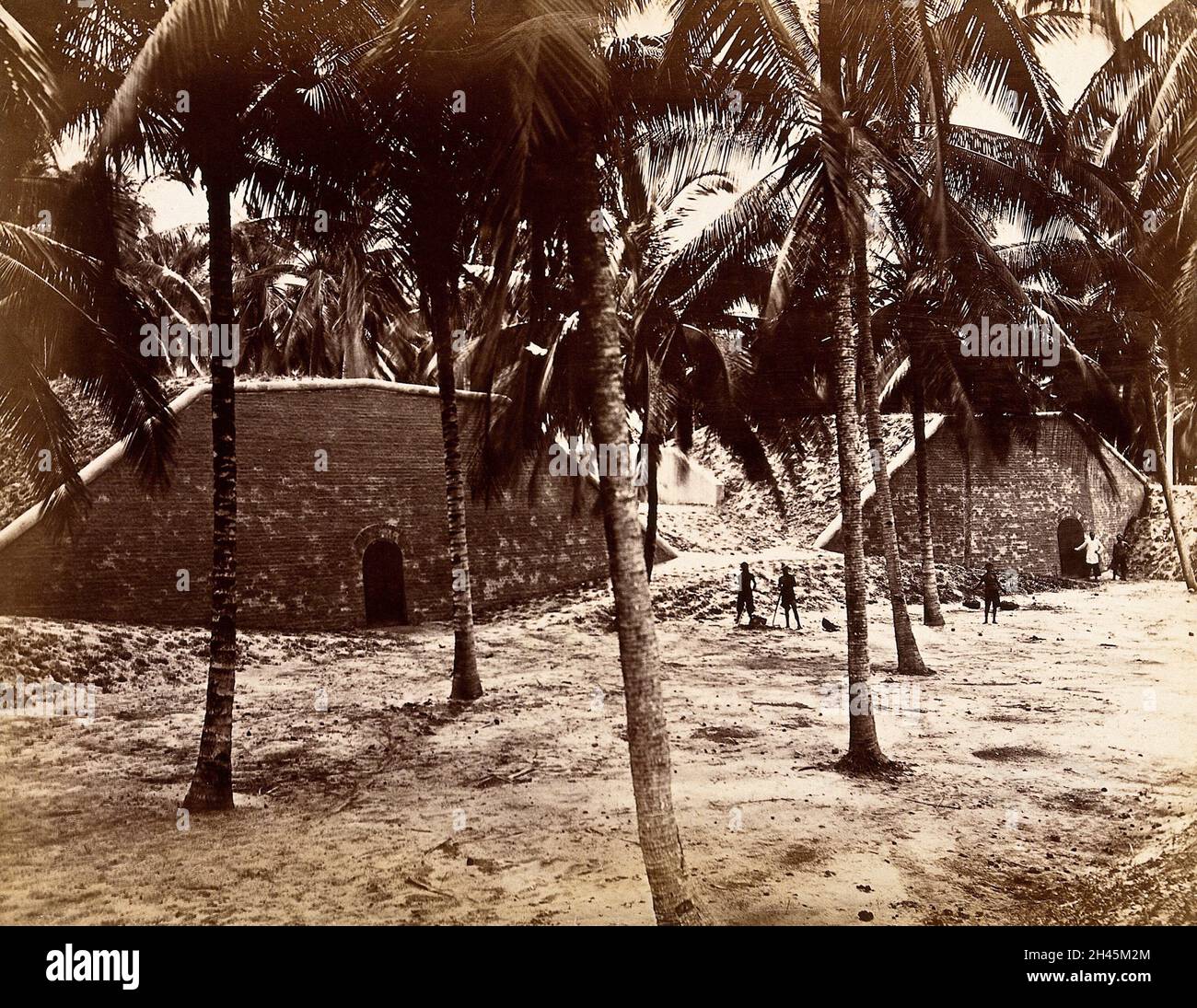 Singapore: a fort at Tanjong Katong. Photograph by J. Taylor, 1880 ...